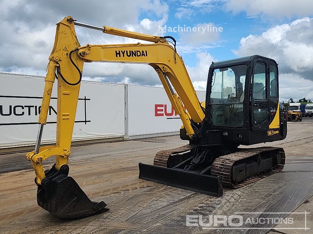 Prodaje se Hyundai R55-7 mini bager na aukciji