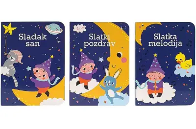 Dexy Co Publishing Čovečuljak na Mesecu - muzička kutija sa 3 slikovnice