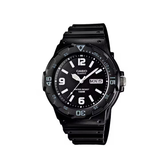 Casio MRW-200H-1B2 muški tinejdž sat Sport Full Black silikon 44mm 10ATM Bestseller