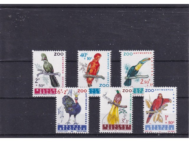 Belgija 1962 Fauna Stanje kao na slici