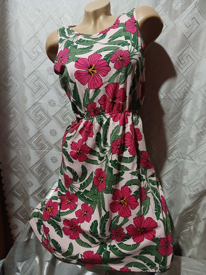 Esmara floral haljina Pamuk/elastin M