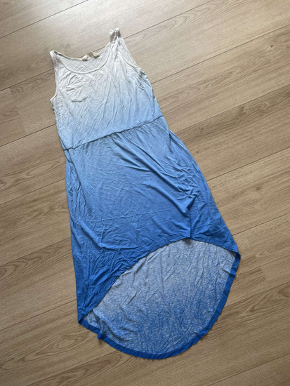 Plava ombre haljina