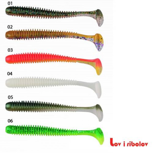 Silikonska varalica Fil 80-7676 Hero soft lure 87,5mm