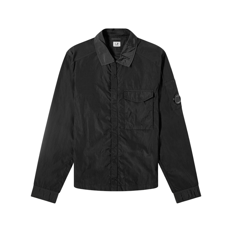 CP COMPANY CHROME-R ONE POCKET OVERSHIRT JAKNA CRNA