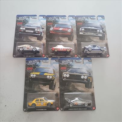 Hot Wheels Silver Series Rally Racers sve za 3999