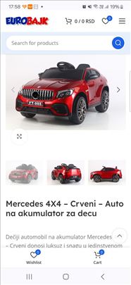 Mercedes 4X4 dečiji auto na akumulator – NOV