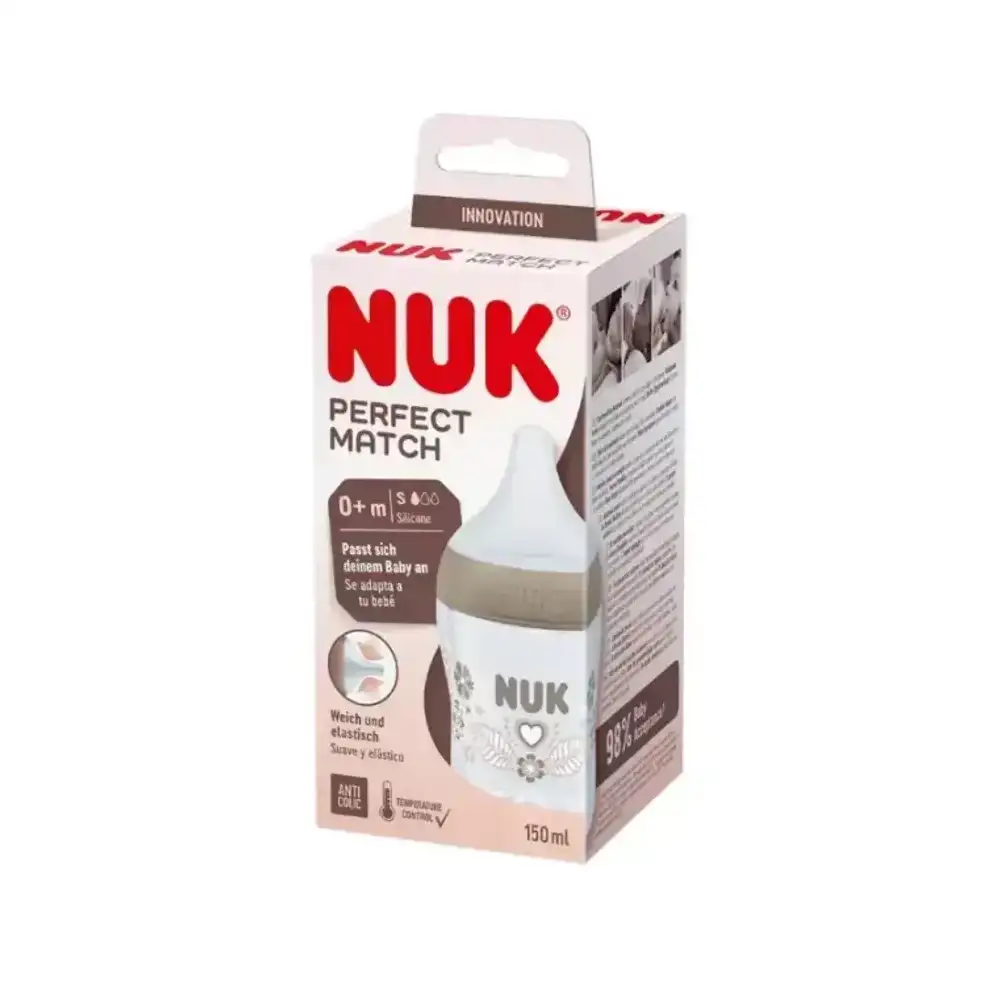 Nuk Perfect Match plastična flašica sa meračem temperature 150ml