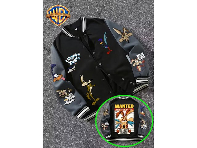 Looney Tunes, jakna, duks Baseball-Style M