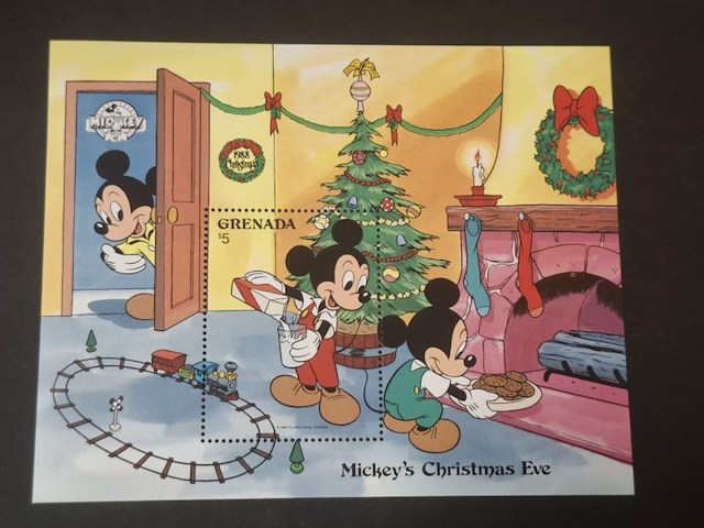 Dizni (Disney) Grenada 1988. Christmas ** Čisto B118