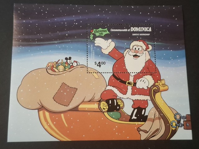 Dizni (Disney) Dominica 1981. Christmas ** Čisto B111