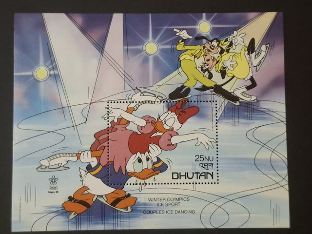 Dizni (Disney) Bhutan 1988. ** Čisto B128