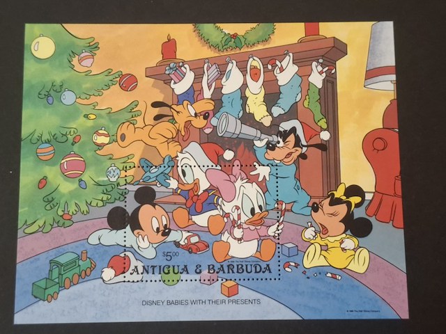 Dizni (Disney) Antigua and Barbuda Christmas 1986. B6