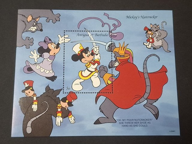 Dizni (Disney) Antigua and Barbuda 1993. ** Čisto B152