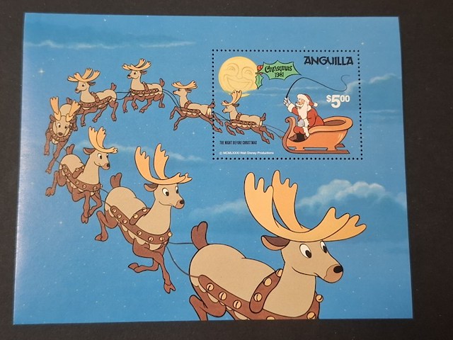 Dizni (Disney) Anguilla Christmas 1981. ** B32
