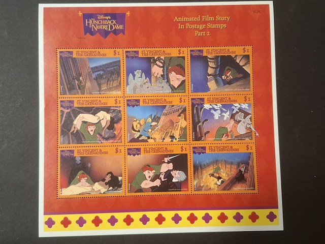Disney - St. Vincent and Grenadines 1996.-2** Čisto H14