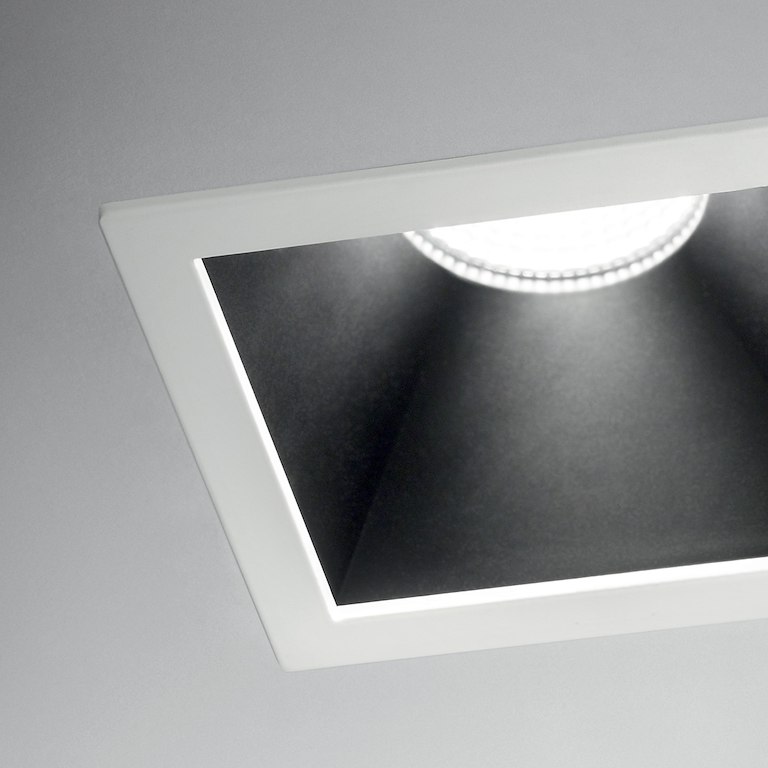 IDEAL LUX ugradna integrisana lampa GAME SQUARE 11W 3000K WH BK – 192352