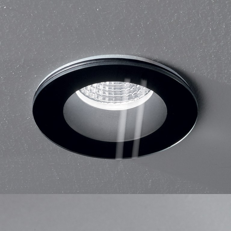 IDEAL LUX ugradna integrisana lampa ROOM-65 FI ROUND BK – 252032