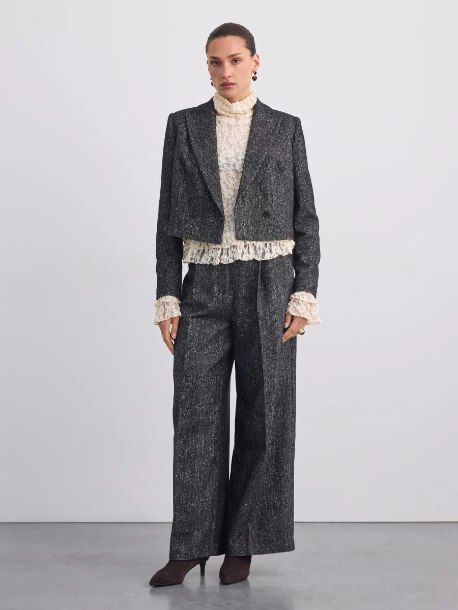 Wide leg pantalone