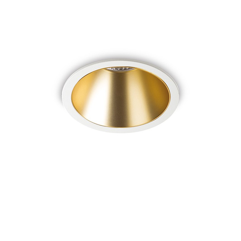 IDEAL LUX ugradna integrisana lampa GAME ROUND 11W 3000K WH GD – 192307