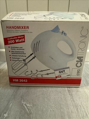 Clatronic mikser 200W + nastavci - br.26, uvoz CH