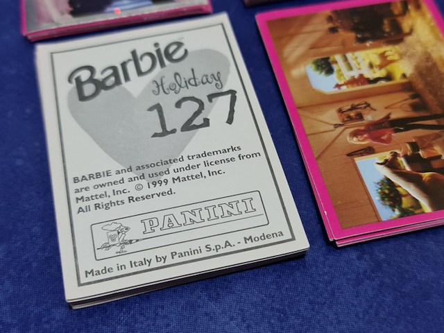 Sličice Barbie Holiday 2009 Panini na komad