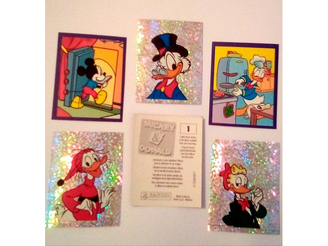 MICKEY i DONALD (MIKI i PAJA) PANINI Sličice na komad