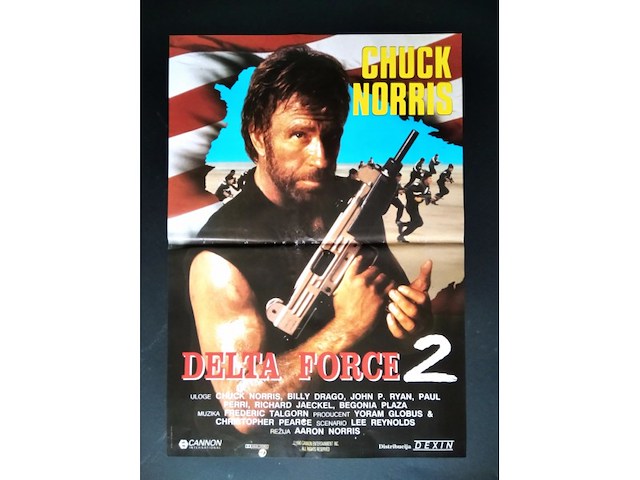 Delta Force II / Delta odred II, 1990 g. Retko !!!