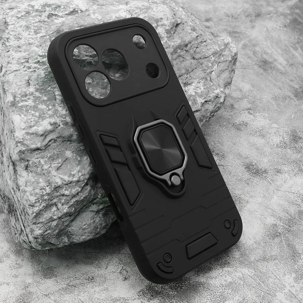Futrola Square ring za Honor 600 Pro crna