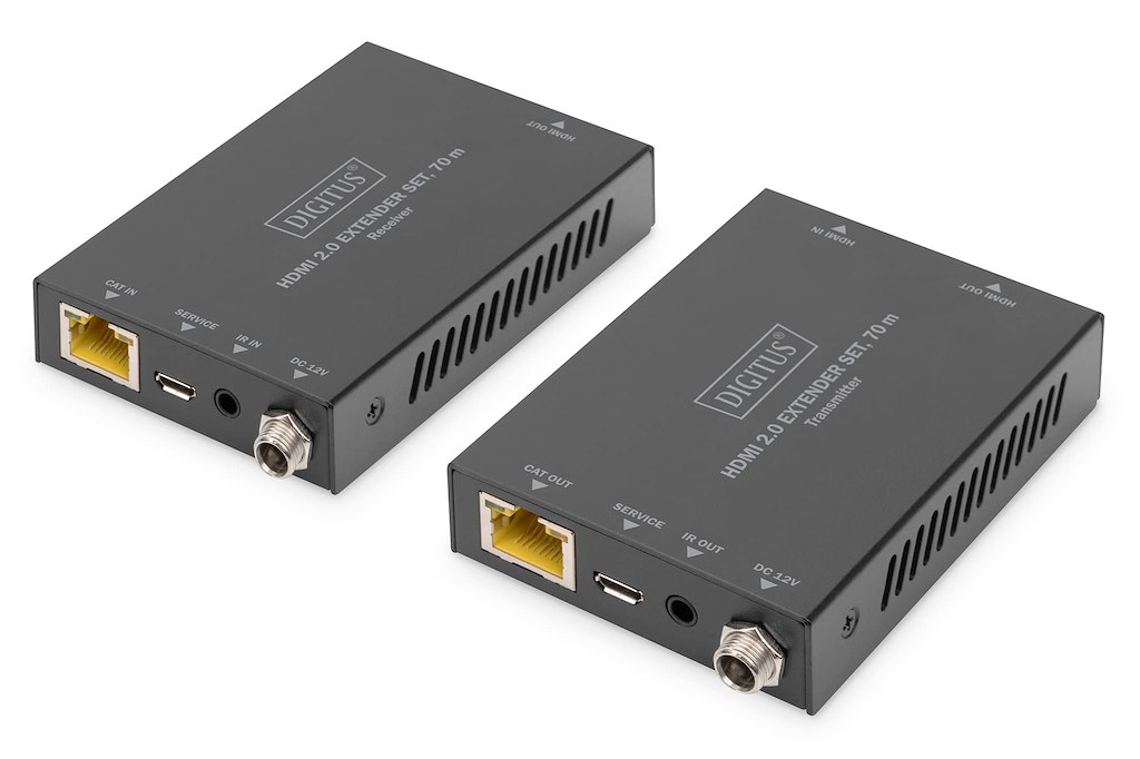 HDMI Set pojacavac signala do 70m, 4K/60Hz,18Gbps, HDCP 2.2