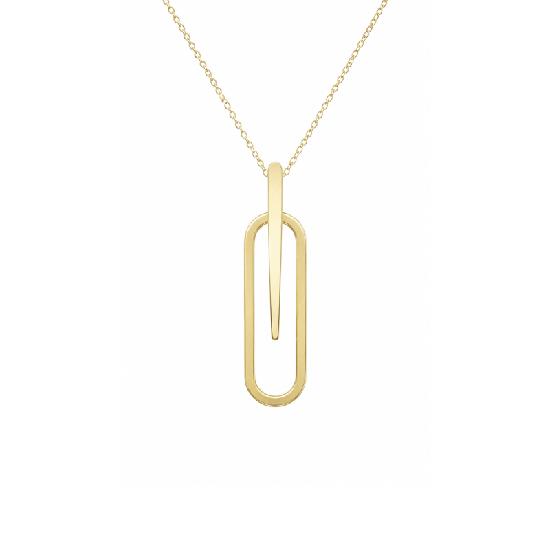 LINK GOLD PLATED SILVER NECKLACE