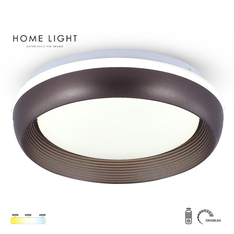 SOLEA 109 LED PLAFONJERA 24/48W CCT COFFEE DIMABILNA HOME LIGHT