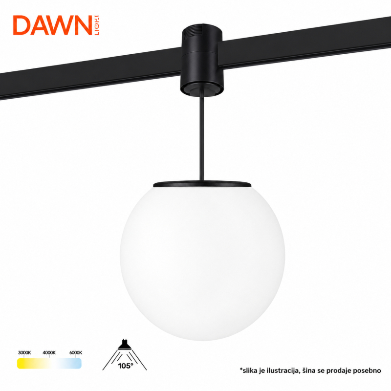 FLEXI LED MODUL 9029 W 7W CCT CRNA DAWN