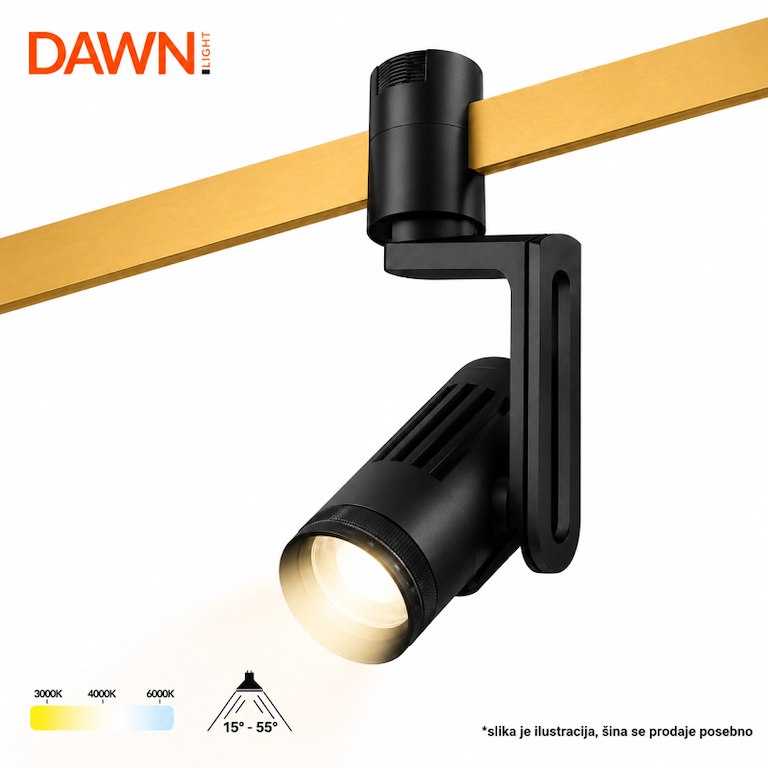 FLEXI LED MODUL 9029 E 10W CCT CRNA DAWN