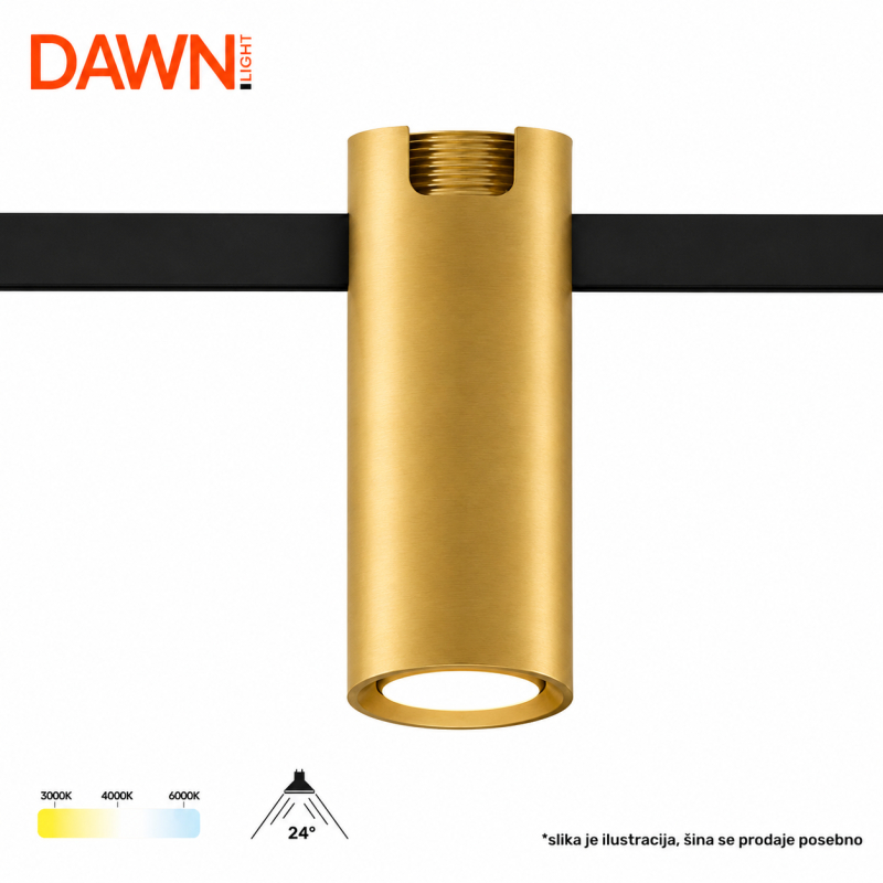 FLEXI LED MODUL 9029 G 7W CCT ZLATO DAWN
