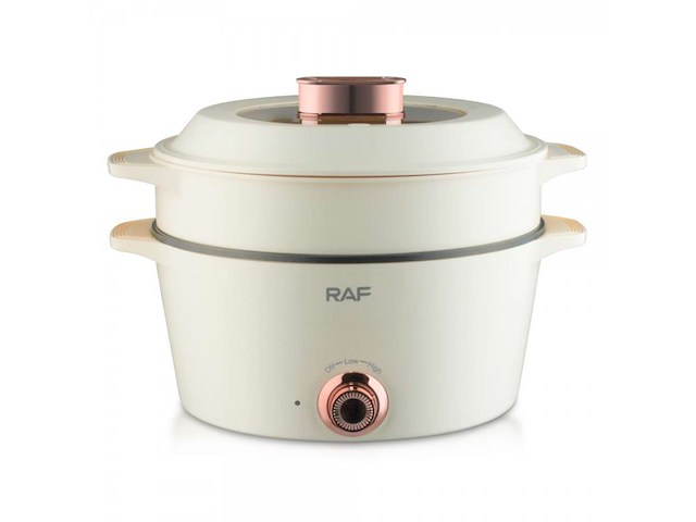 RAF R.5403W ELEKTRIČNI LONAC KRČKO BELI 1300W 5L+2L