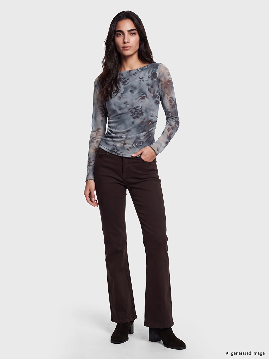 LCW Vision Bluza Sa Batik Dezenom I Naborima