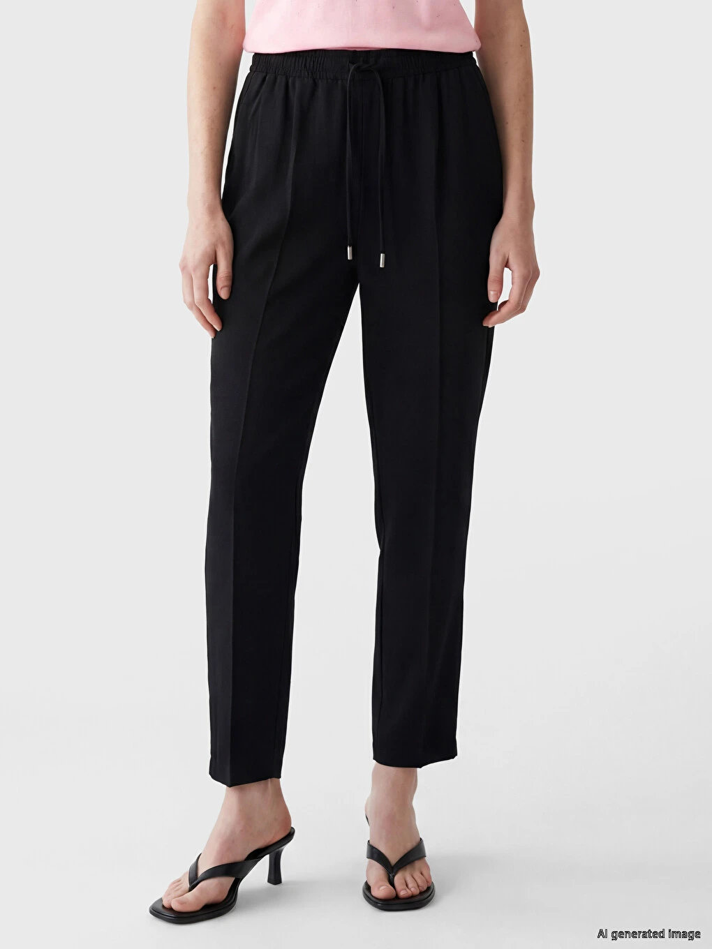 LCW Comfort Ženske Pantalone Sa Elastičnim Strukom