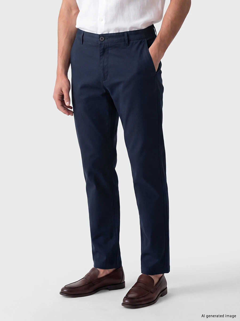 LCWAIKIKI Classic Regular Fit Gabardinske Muške Chino Pantalone