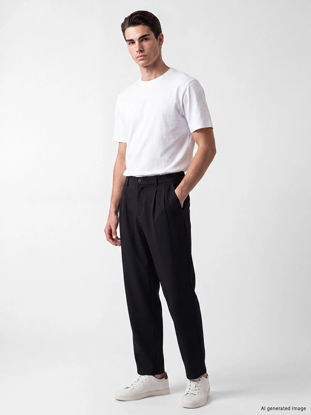 LCW Vision Relax Fit Gabardinske Muške Plisirane Pantalone