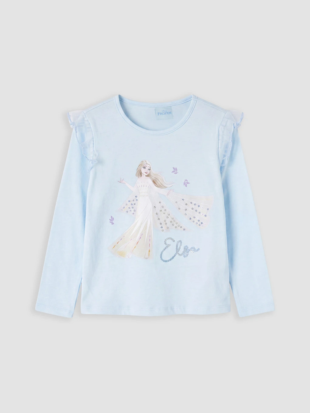 LCW Kids Okrugli Izrez Frozen Štampana Majica Za Devojčice