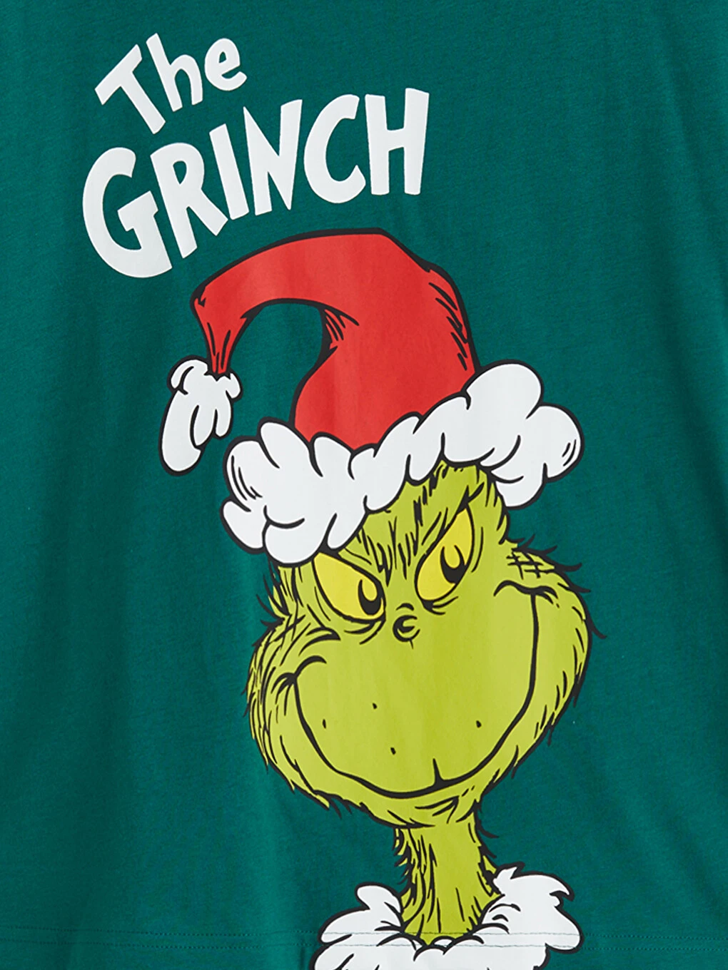 LCW Kids Majica Sa Okruglim Izrezom Grinch Štampana Za Dečji