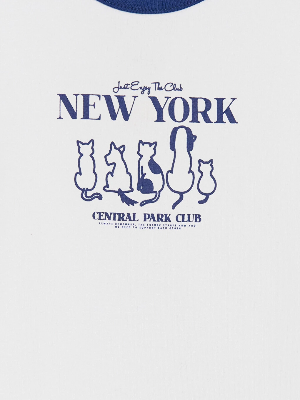 LC WAIKIKI Majica Za Devojčice Sa Okruglim Izrezom, New York Štampana