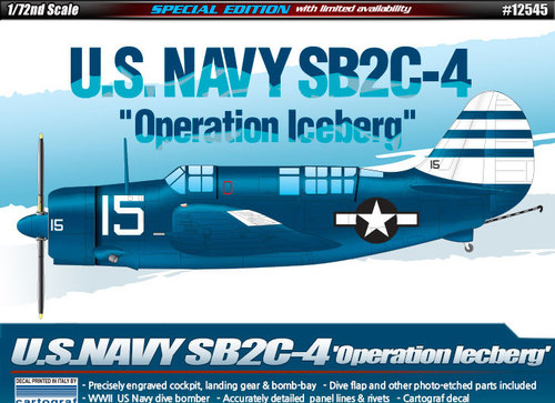 Academy 12545 U.S. Navy SB2C-4 Operation Iceberg