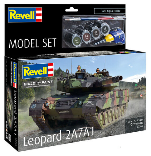 NEW! Revell 63360 Leopard 2A7A1 (Model Set)