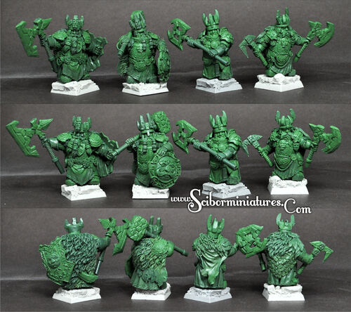 NEW! Scibor Monstrous Miniatures 28FM0710 Dwarven Kings (4 Figures)