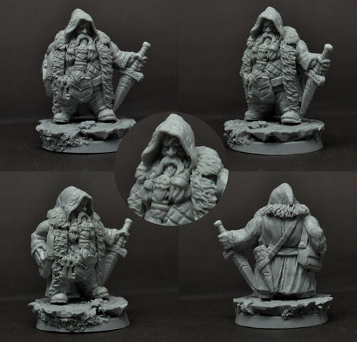 NEW! Scibor Monstrous Miniatures 28FM0714 Dwarf Burglar (1 Figure)