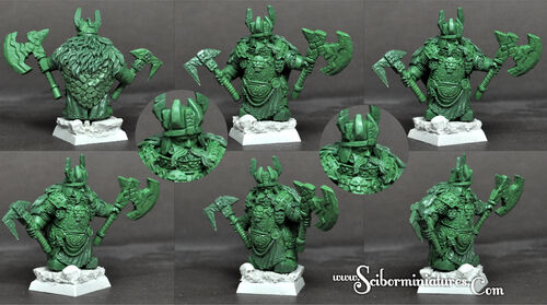 NEW! Scibor Monstrous Miniatures 28FM0706 Dwarven King #3 (1 Figure)