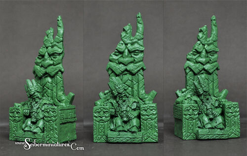 NEW! Scibor Monstrous Miniatures 28FM0709 Dwarven Throne (1 piece)