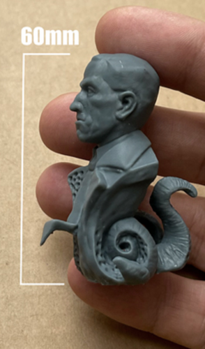 NEW! Scibor Monstrous Miniatures 28CM0036 H.P. Lovecraft Bust (60 mm)