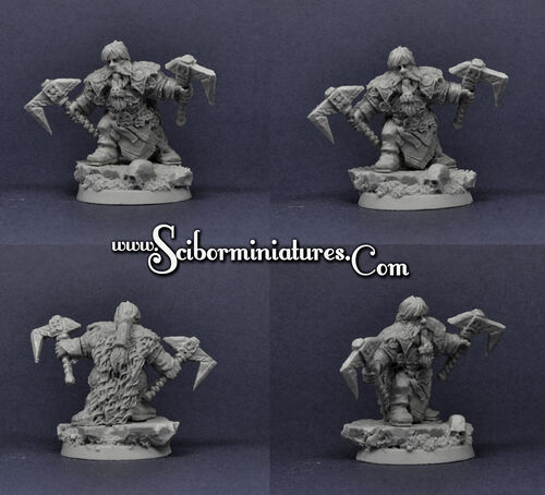 NEW! Scibor Monstrous Miniatures 28FM0728 Dwarf Durgaras (1 Figure)